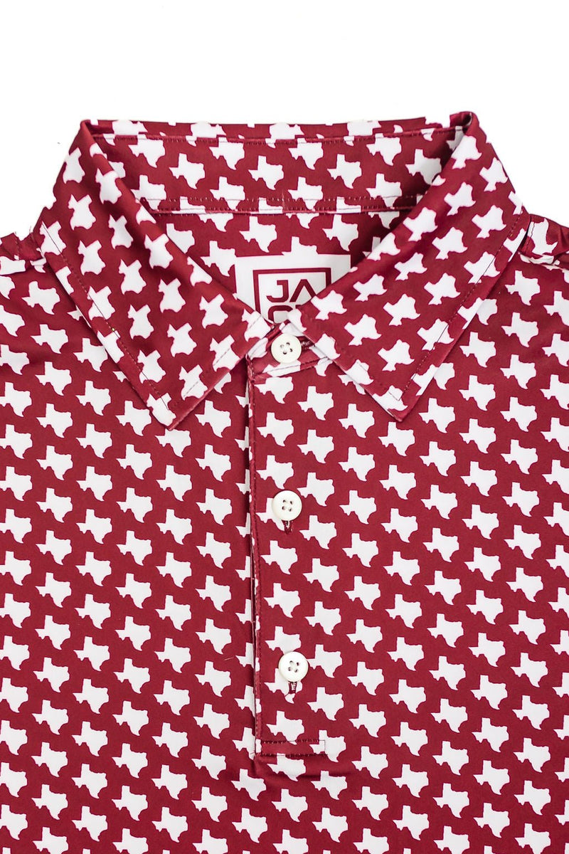 LIL JACK "Big Tex" Maroon – Jack Golf Apparel