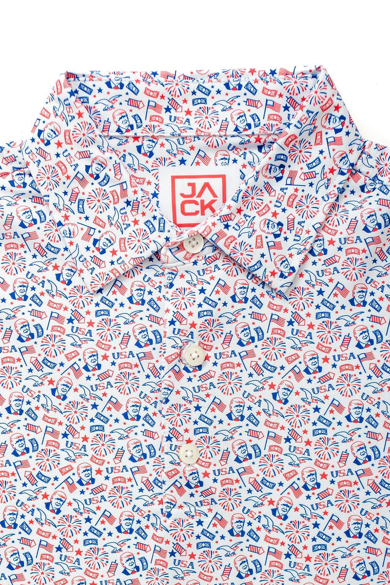 Jack Golf "THE MAGA" White – Jack Golf Apparel