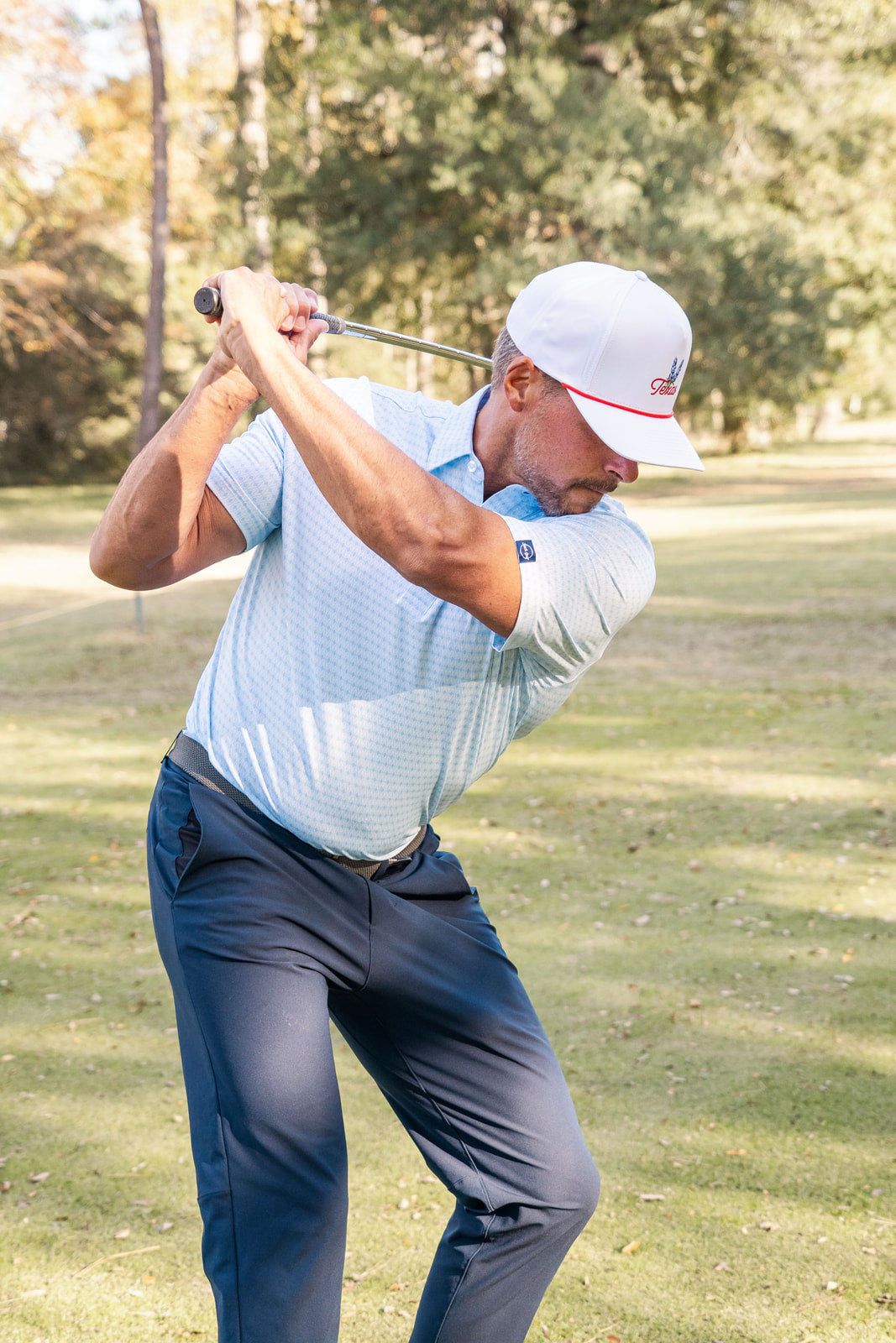 Jack Golf "Diamond Derrick" Light Blue – Jack Golf Apparel